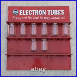 Nice Vintage Rca Electron Tubes Store Display Rack Advertising Metal ...
